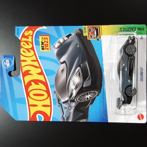Mattel | Other | Hot Wheels Celero Gt 223 Hw Exotics Collection Gray ...